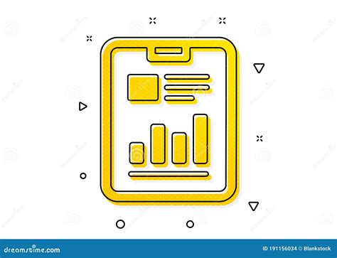 Rapportdocumentpictogram Analyseschema Vector Vector Illustratie Illustration Of Illustratie