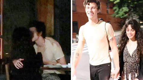 Shawn Mendes And Camila Cabello In Extra Virgin Kissing Session