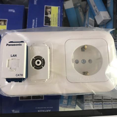 Jual Modul Data Cat6 Cat 6 Panasonic Outlet Socket Tv Panasonic Stop Kontak Panasonic