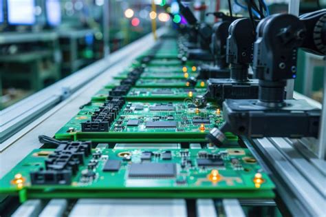 Printed Circuit Board Assembly Process Stock Illustrations 403