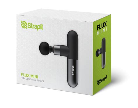 Strap It Flux Mini Massage Gun And Case Fit4sport Premier Sports