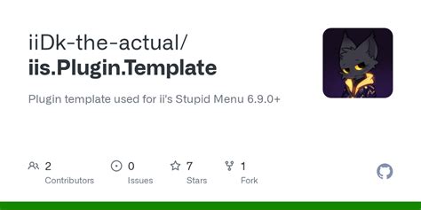 Github Iidk The Actualiisplugintemplate Plugin Template Used For
