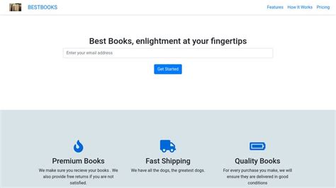 Product Landing Page