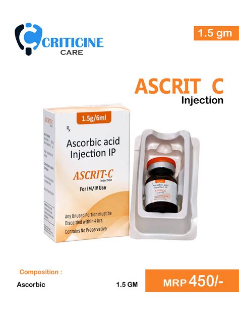 Ascorbic Acid Injection Ip Manufacturer Supplier Pcd Franchise
