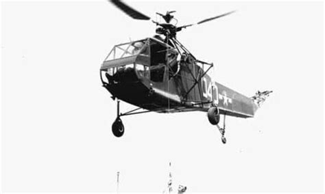 Black And White Helicopter