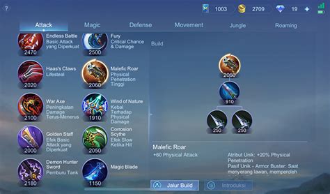 Patut Dijajal Inilah Rekomendasi Build Item Hero Claude Versi Geek Caderaa