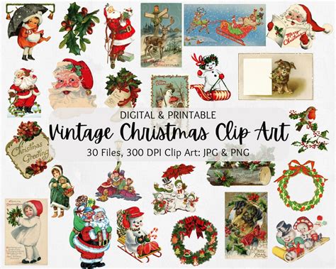 Vintage Clip Art Printables