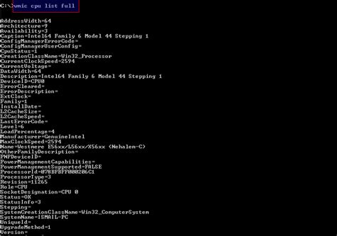 Wmic Cpu如何在windows中使用wmic命令获取cpu信息？ Csdn博客
