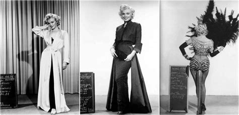 Marilyn Monroe Wardrobe And Hair Tests For ‘gentlemen Prefer Blondes
