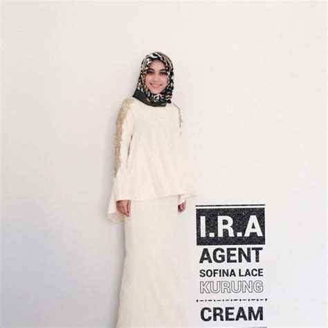 Sofina Lace Kurung Lace Skirt Length Black And Red