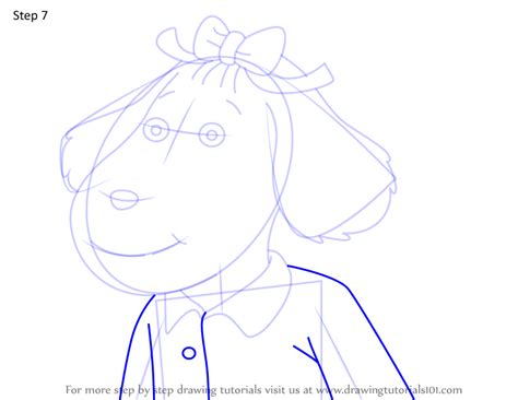 How To Draw Fern Walters From Arthur Arthur Step By Step