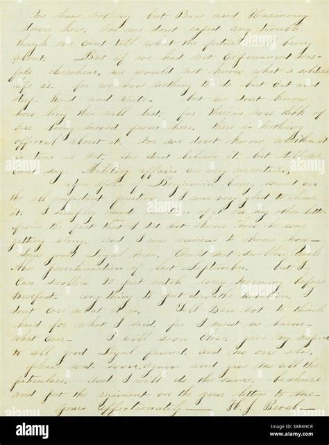 This Letter From Hj Bevel In Pacific City Missouri Written On May