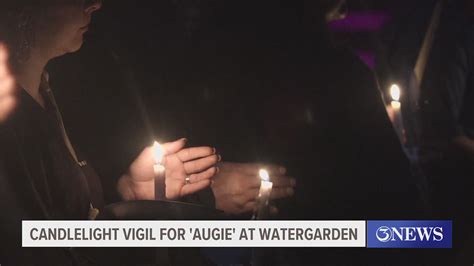 The Community Gathered At The Watergarden For A Candlelight Vigil In Honor Of 3 Year Old