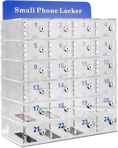 24 Slots Cell Phone Locker Box Wdoor Locks And Keys