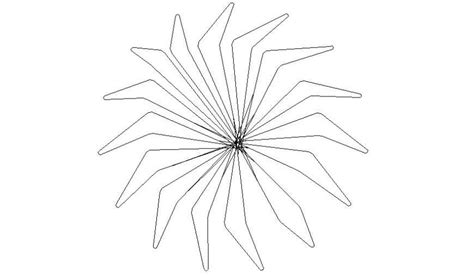 Drawing Of Tree Leaves 2d Cad Model Autocad File