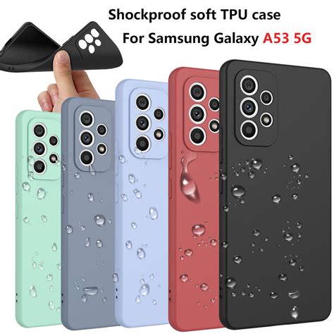 Cell Phone Cases For 65 Galaxy A53 5g Liquid Silicone Gel Rubber