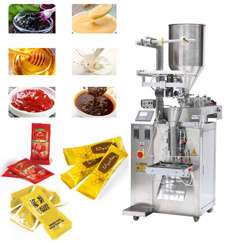 Automatic Shampoo Sachet Honey Tomato Paste Pouch Liquid Packing Machine