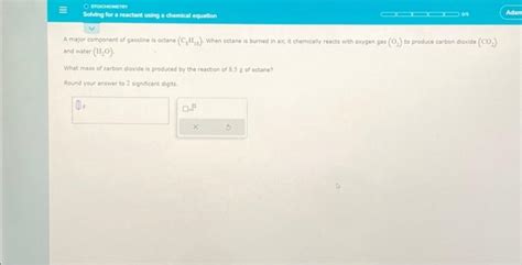 Solved Stoichiometry Solving For A Reactant Using A Chemical