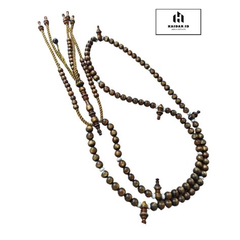 Jual Tasbih Tijani Yuser Gold Asli Yuser Nusantara 8mm Shopee