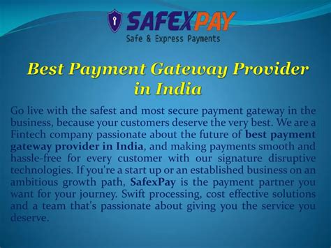 Ppt Best Payment Gateway Provider In India Powerpoint Presentation Free Download Id 7907258