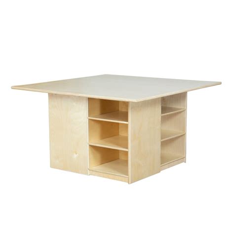 Cubby Table With 12 Assorted Pastel Trays The Craft Shop Inc