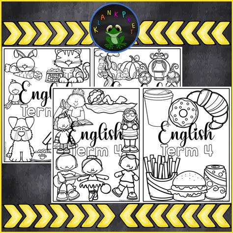 English Home Language Grade 4 7 Cover Pages Page Dividers Term 4