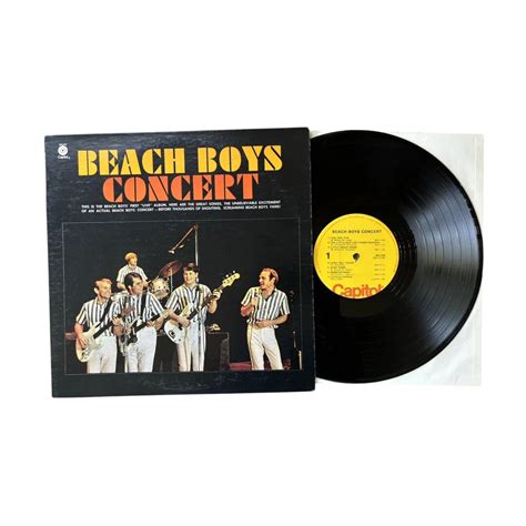 Vintage The Beach Boys Concert Live Album Lp Vinyl Record 12 Album