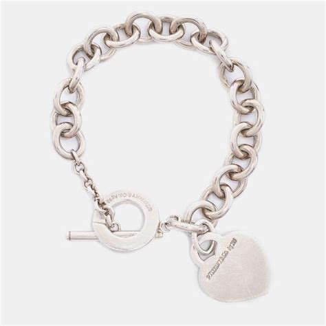 Tiffany And Co Return To Tiffany Heart Tag Sterling Silver Toggle
