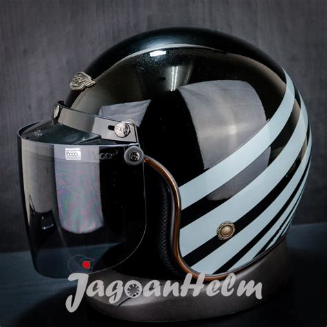 Jual Helm Rsv Classic Flow Glossy Rsv Retro Halface Shopee Indonesia
