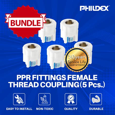 Phildex Bundle Promo Ppr Fittings Female Thread Coupling 20x1 2 Lazada Ph
