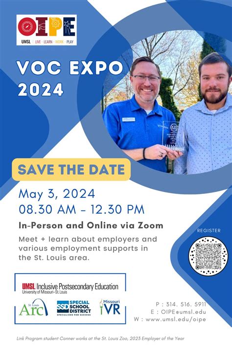 Office Of Inclusive Postsecondary Education On Linkedin Oipe Vocexpo2024 May3 Ssb Umsl