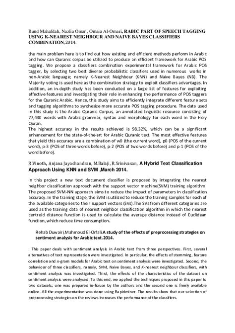 doc arabic text classification