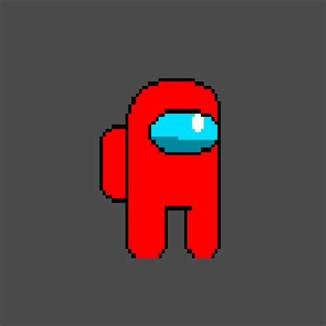 Red Crewmate Sprite By Spongythespongeguy On Deviantart