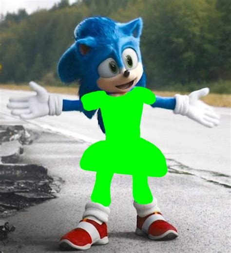 Sonic Wearing My Outfit By Maddycuttie7w7return On Deviantart