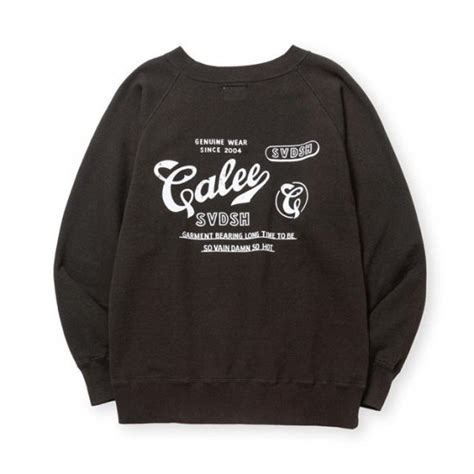 Calee 60s Loop Wheel Raglan Crew Neck Sw Floater