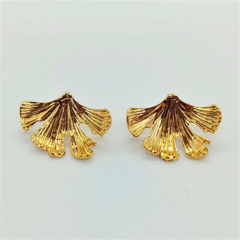 Ginkgo Biloba Yaprak Küpe Biredo