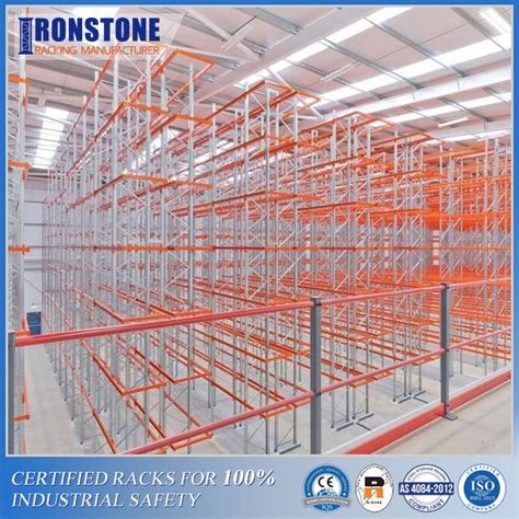 Safe Operation Vna Steel Pallet Rack System For High Density Storage