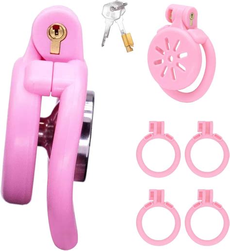 Inverted Chastity Cage With Catheter And Urinal Tray Male Chastity