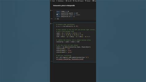Volumetric Charts Using Matplotlib 3d Youtube