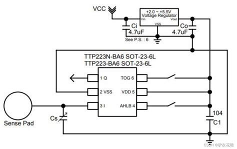 【雕爷学编程】arduino动手做（13） ttp223b电容式触摸模块之核心芯片主要特点、技术参数和功能定义 csdn博客