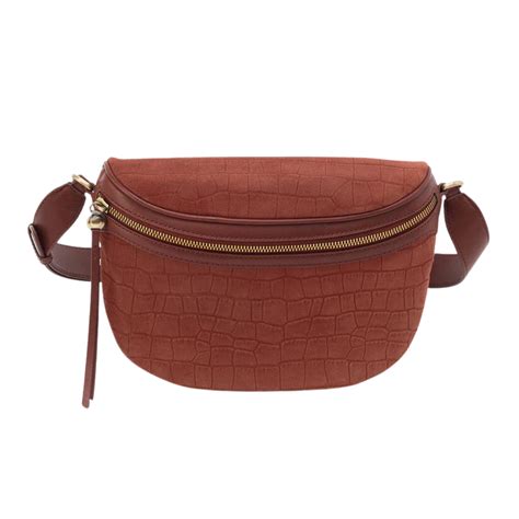 Hobo Juno Belt Bag In Sequoia Croc Emboss