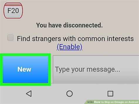 How To Skip On Omegle On Android 5 Steps With Pictures