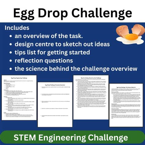 Egg Drop Stem Engineering Challenge High School Science By Teach With
