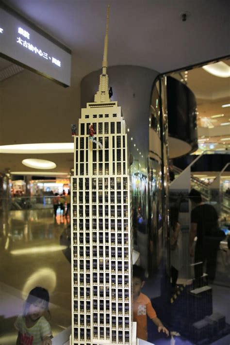 The Build From Lego Blocks On Display Editorial Stock Image Image Of