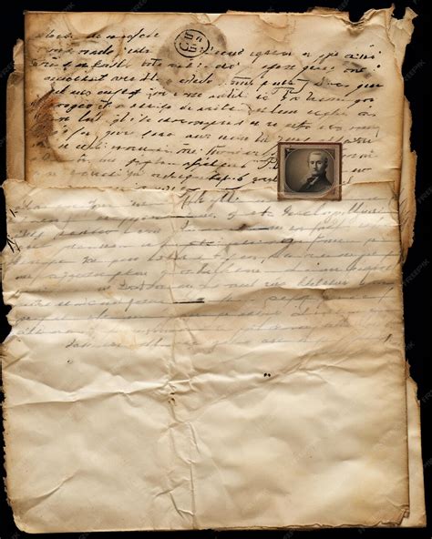 Premium Photo Old Handwritten Letter With Some Handwriting