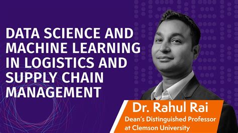 Logistics And Supply Chain Management Data Science And Machine Learning Lecture Part YouTube