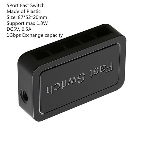 Mini 8port Network Switch Desktop Gigabit Fast Rj4 Grandado