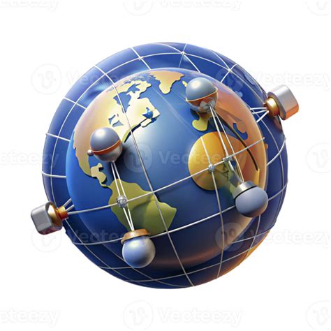 Extraordinary Creative A Network Of Satellites Orbiting Earth