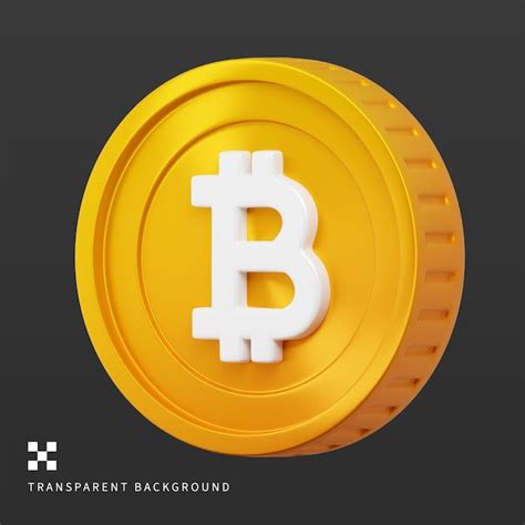 Premium Psd Psd Bitcoin 3d Illustration