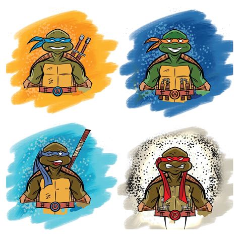 Teenage Mutant Ninja Turtle Color Names